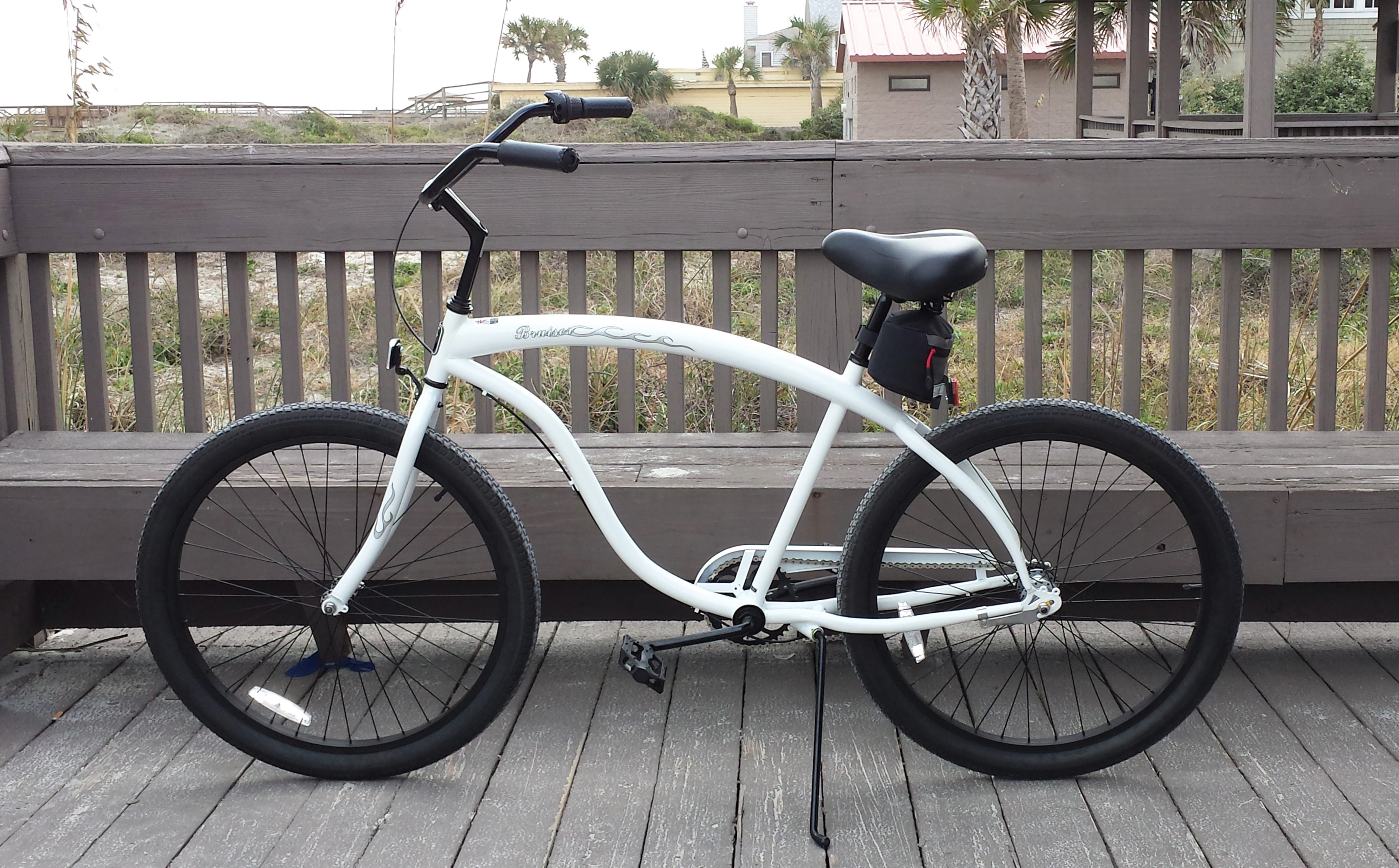 At the beach with my new bike. | Chasing Classic Cameras with Chris